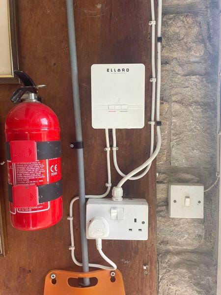 Ellard Genesis controller & NRG tube motor fitted - SCM Garage Doors